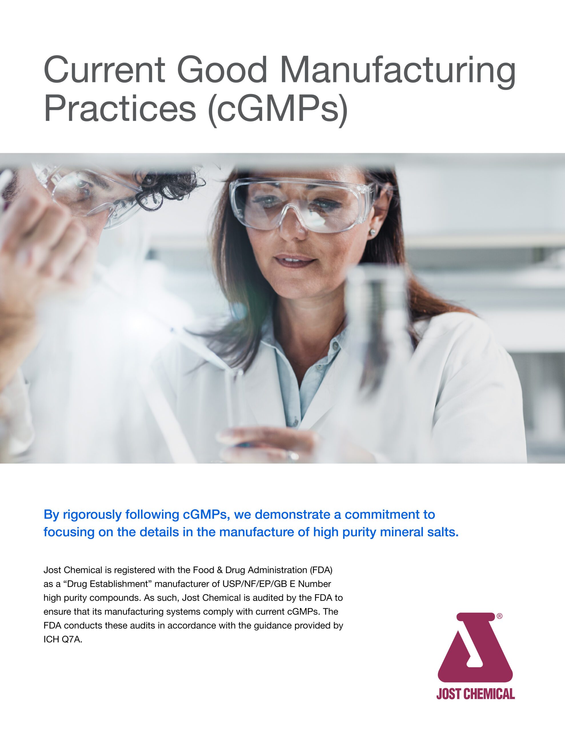 cGMPs - Jost Chemical Co.